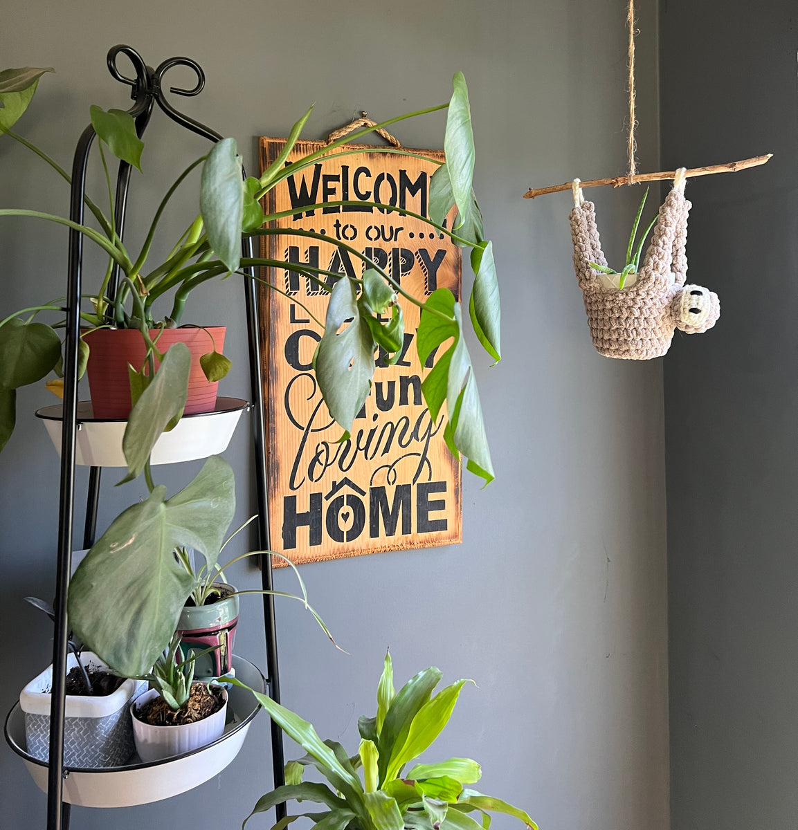 Large Seth the Sloth plant holder – Twila Basley